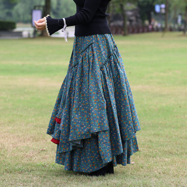 Genuine women's ethnic wind cotton natrine color commute dancing ...