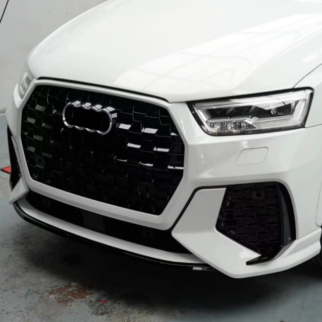 Suitable for 13-18 Audi Q3 modified rsq3 honeycomb center grille sline ...