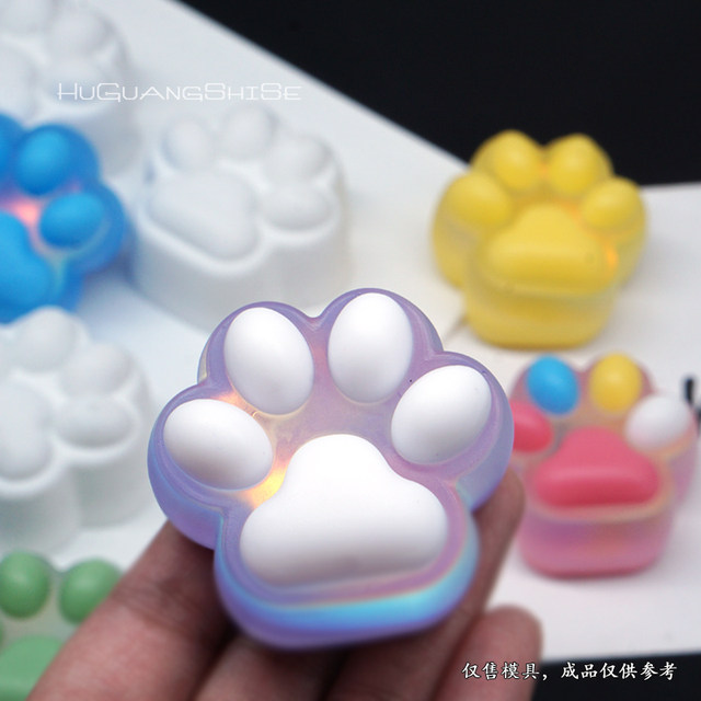 Big Cat Claw mold pinching music mold material Flowing sand claw pinch ...