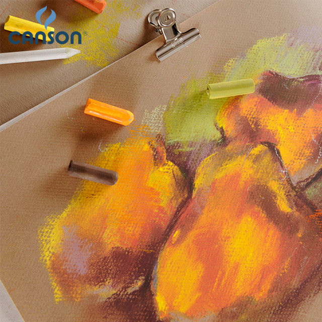 French Canson color powder paper thickened colored sketch paper for art ...