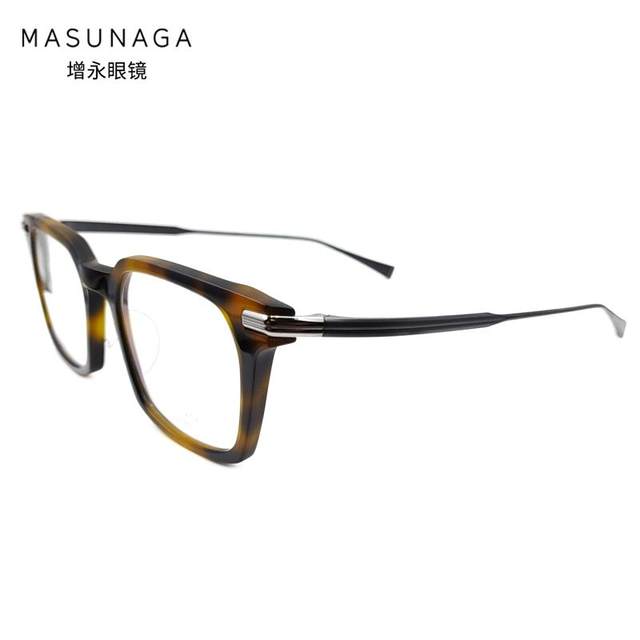 Japan Masunaga Zengyong glasses frame handmade full -frame plate retro fashionable men's myopia ...