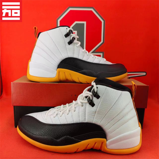 Air Jordan 12 men's retro AJ12 cushioned sports and casual basketball ...