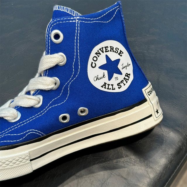 Converse CONVERSE1970s irregular dissolving art stitching canvas shoes ...