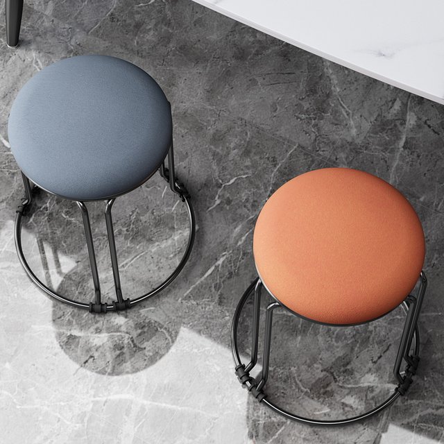Simple stool Furnishing living room Thick stools can stack the simple ...