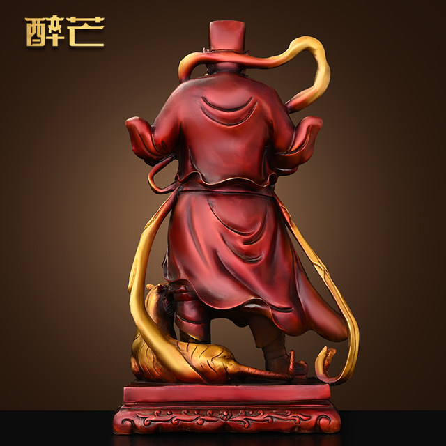 Zhao Gongming's brass ornaments, Zhao Gongming's God of Wealth riding a ...