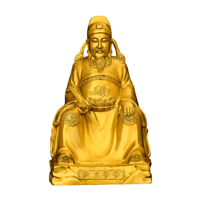 Pure brass Kitchen God Statue Ornaments Kitchen God Milk Kitchen God Si ...
