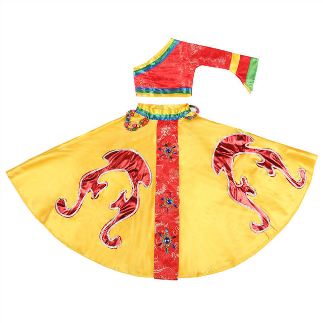 Tibetan dance performance costumes for women, Kangding Love Song, ethnic minority Mongolian ...