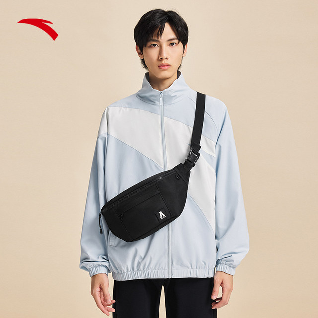 Anta pocket new shoulder oblique span backpack men's and women's sports ...