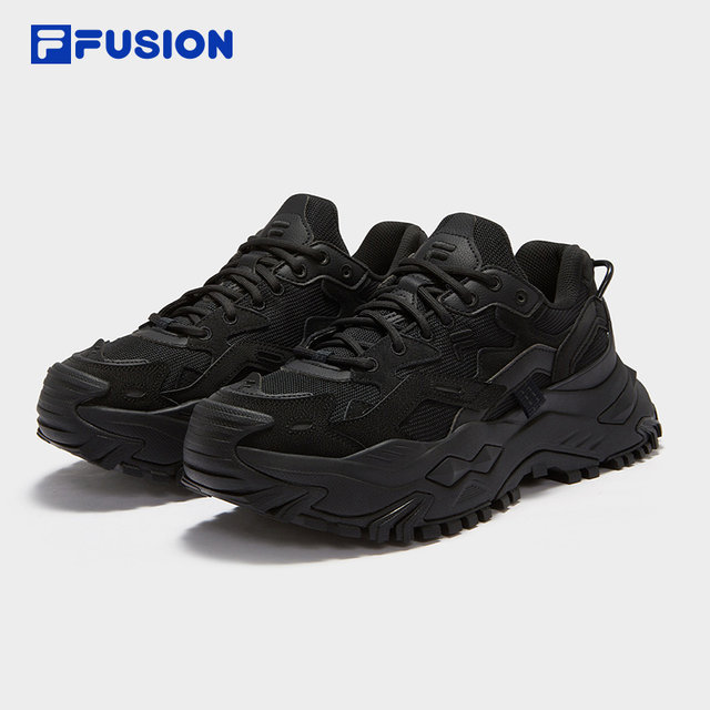 FILA Fila Hard Candy Men's Shoes Black Samurai Thick Sole Heightening ...