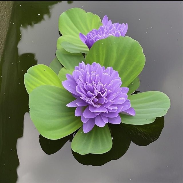 Water hibiscus duckweed lazy aquatic plants purify water quality fish tank landscaping flowering ...