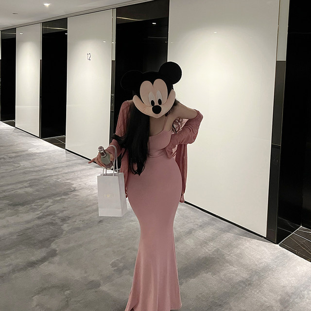 MISS CHANGE Mermaid Sister DU+Limited Color Cardishan sexy suspender ...