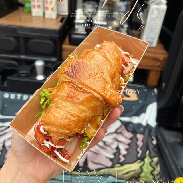 Bakery sausage can praise the sandwich bakery and packing box long ...