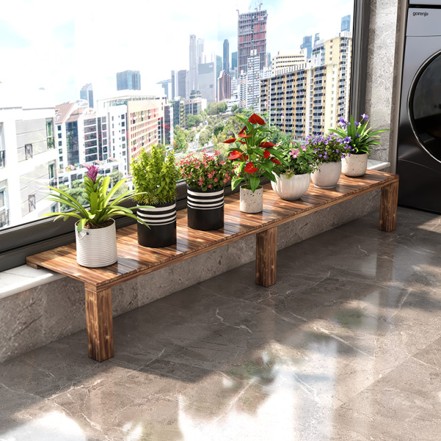 Balcony flower stand window sill extension plate storage rack solid ...