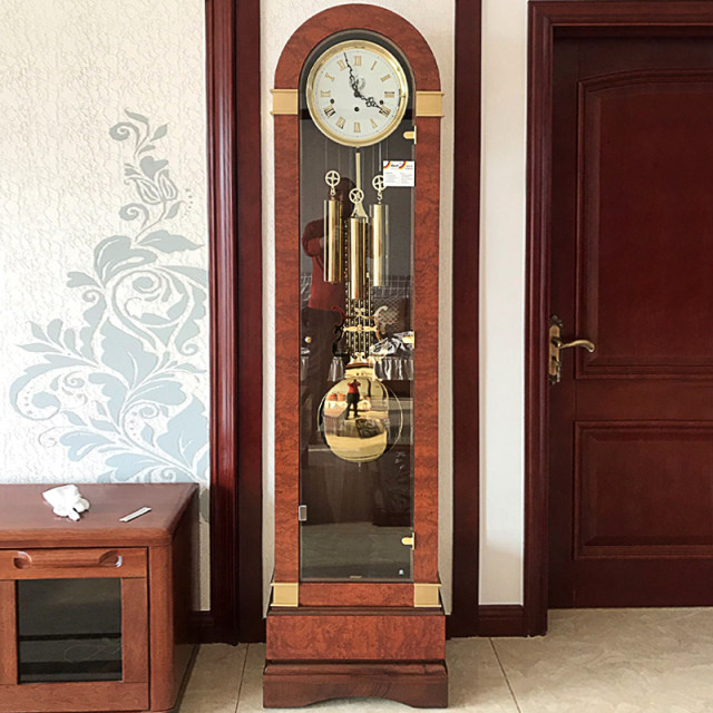 European style floor clock living room light luxury mechanical floor ...