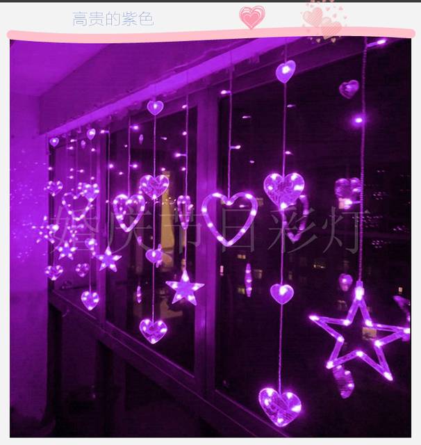 Small colorful string lights, sky full of stars, Internet celebrity ...