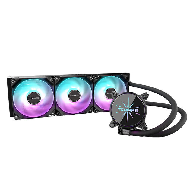 TCOMAS titanium-SJ-A100E 360WH CPU integrated water cold radiator ARGB ...
