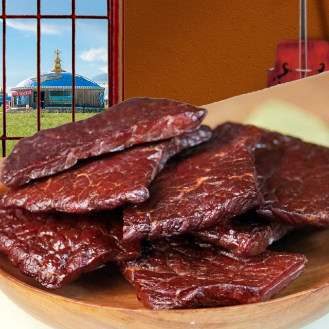 Food Lekang Inner Mongolia 200g of air -dried beef slices vacuum hand ...