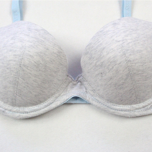 Ancient and modern girls' pure cotton bra, comfortable student ...