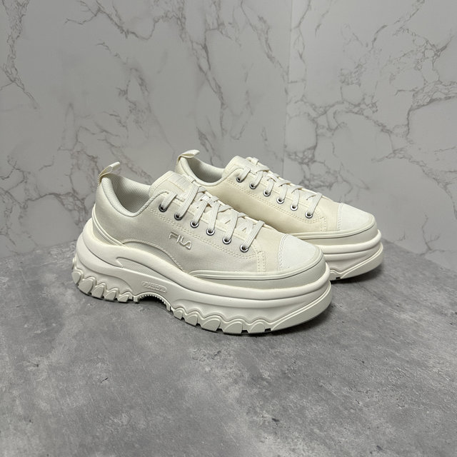 FILA LAVA soft-soled thick-soled new canvas shoes spring, autumn and summer women's shopping ...