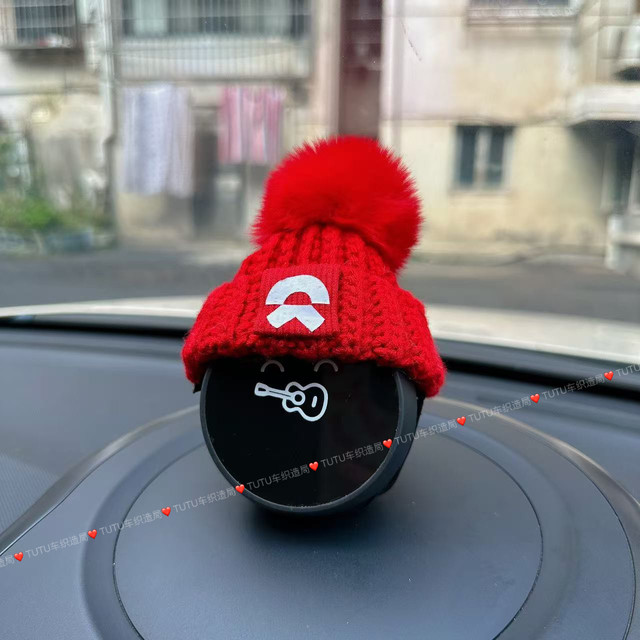 NIO nomi woolen hat cotton doll es7es6et5et7 car decoration ornaments ...