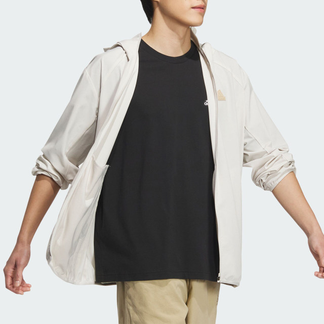 Adidas/Adidas official genuine V LT WVN JKT men and women sun ...