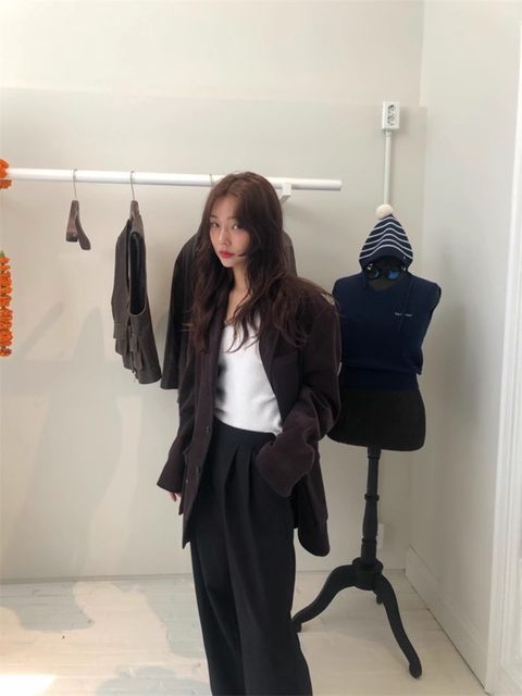 Domestic spot thebarnnet 23 autumn and winter new style retro casual ...