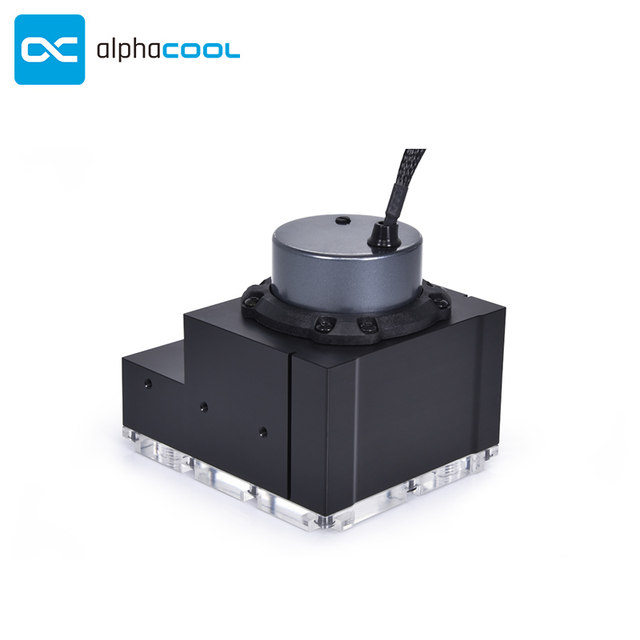 Alphacool's new 4U server water cooling D5 water pump water tank with integrated upper cover ...
