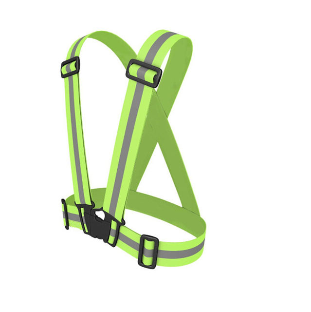 Reflective strap webbing stretch reflective vest vest traffic ...