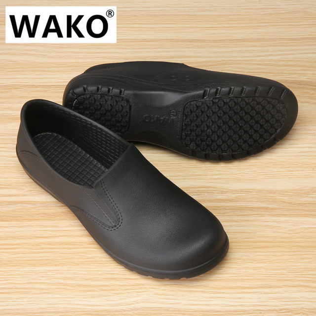 WAKO slipper chef's shoes non-slip waterproof and oil-proof kitchen ...