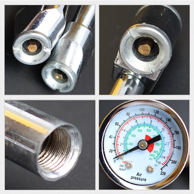 Tire tire fast inflatable rod, double head, bleaching mouth, pneumatic ...