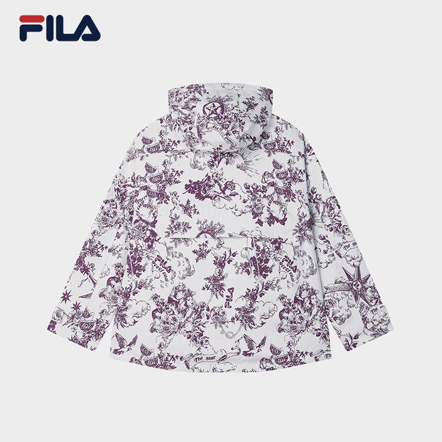 FILA official women's woven jacket 2025 spring new fashionable casual ...