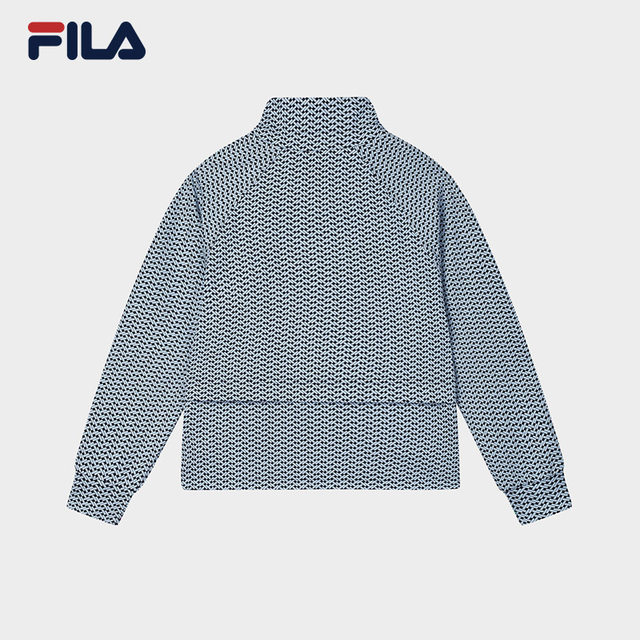 FILA official women's knitted long-sleeved jacket 2025 spring new ...