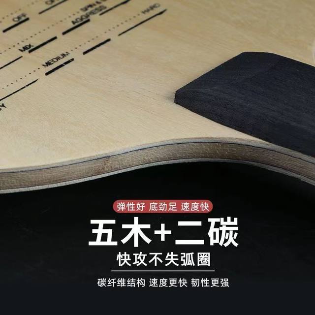 SANWEI three-dimensional T5000 carbon table tennis blade 5 wood 2 ...