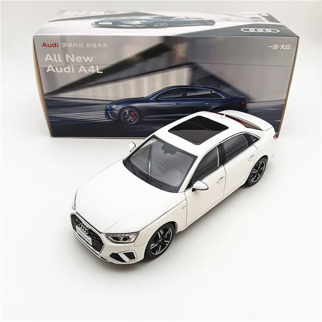 1:18 original 2020 Audi A4L car model new FAW AUDI A4 sedan simulation alloy car model