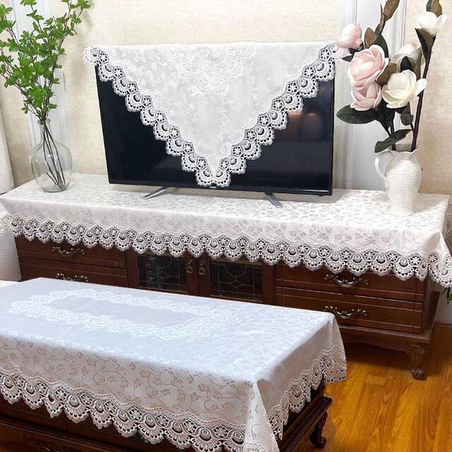 New TV machine covering dust cover European -style TV cabinet table ...