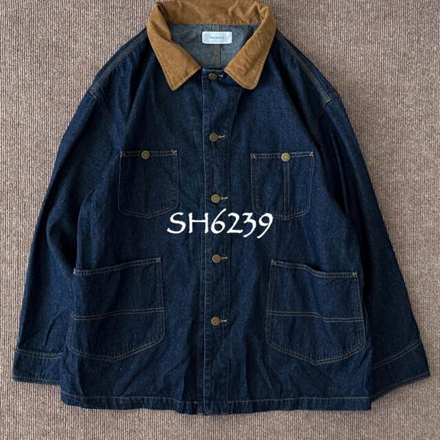 Japanese single WHIMSIC high-end Japanese loose casual denim four ...