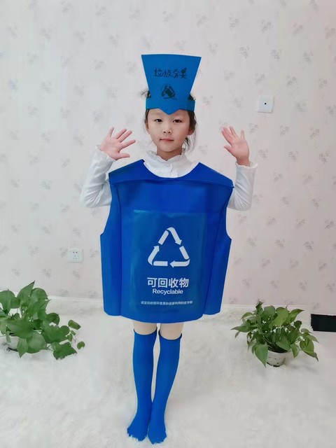 Children's environmentally friendly handmade clothes, kindergarten ...