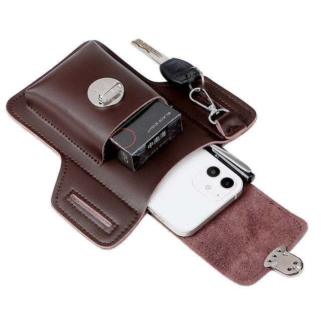 Permanent mobile phone bag men's practical multi -functional waist bag ...