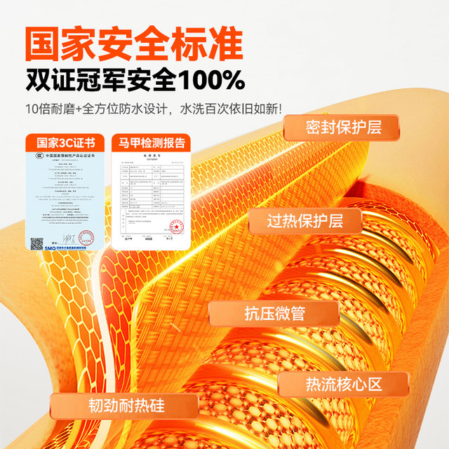 New Year's gift heating clothes heating electric vest self-heating ...