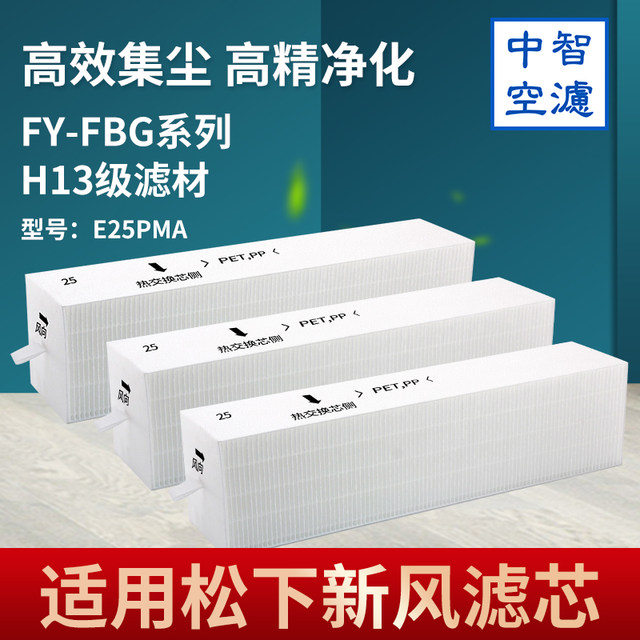 Adapted to Panasonic fresh air system filter element FY-E25PMA/FY-E35 ...