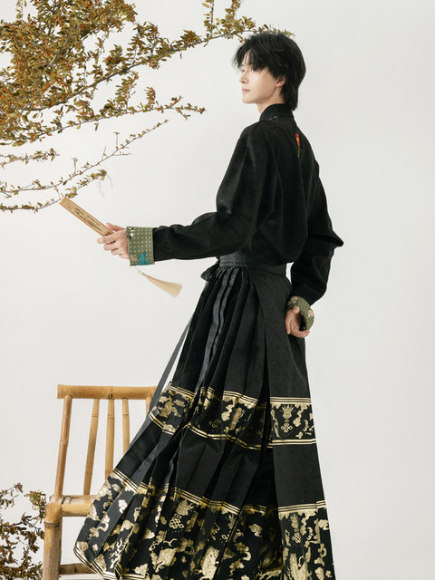 Yishui Lanting Hanfu Men's National Wind New Chinese Stand -up Labs ...