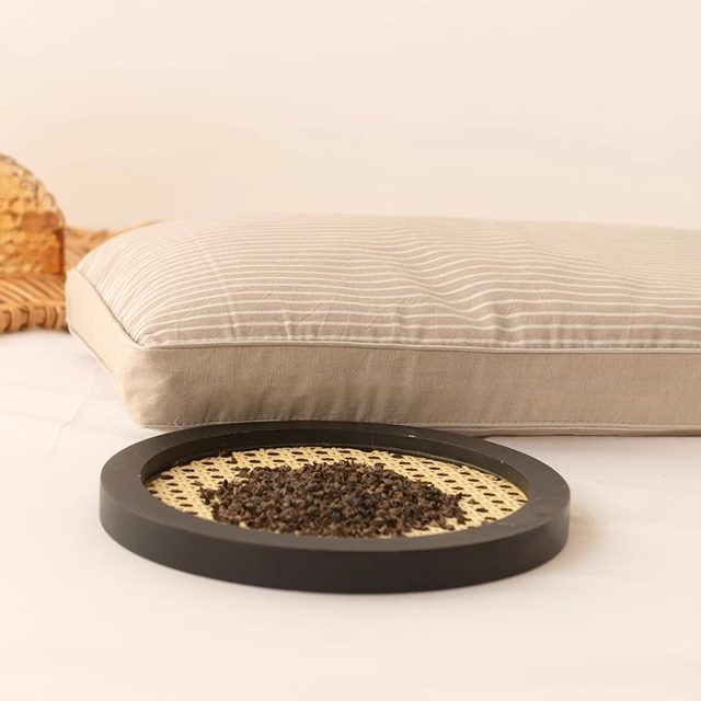 Pure cotton washing cotton buckwheat shell pillow core helps sleep ...