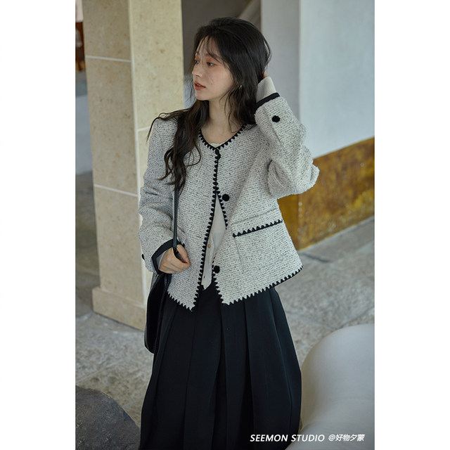 10% off/Xi Meng Chun Autumn Korean casual short small versatile high ...