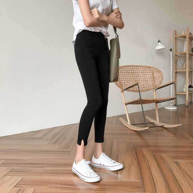 Keer Dodot does not pull the silk summer nine-point pants for women new ...