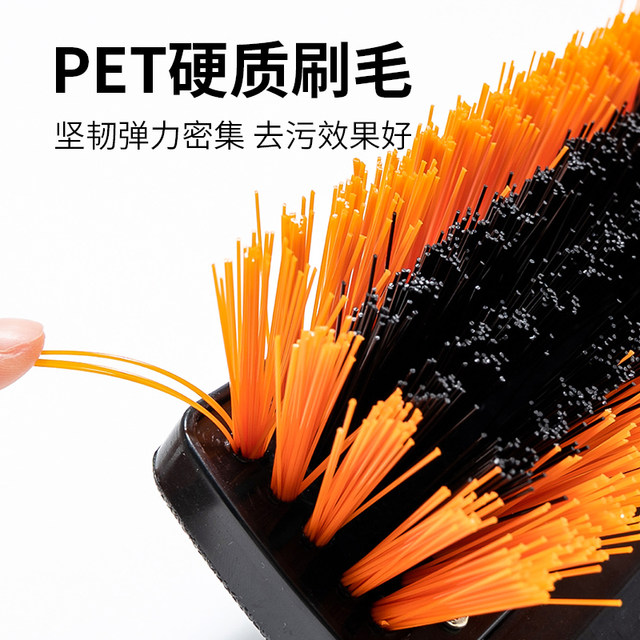 Washing ground brush long -handed large hard hair floor brush toilet ...