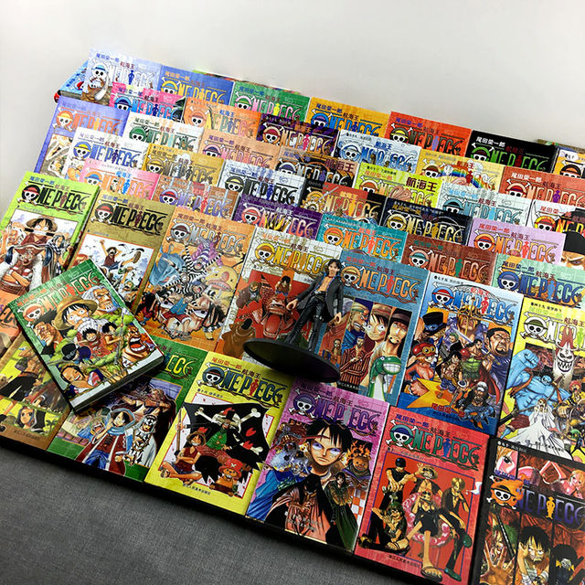 One Piece Comics Book 1-105 Volumes of Volumes of the Maritime Comic ...