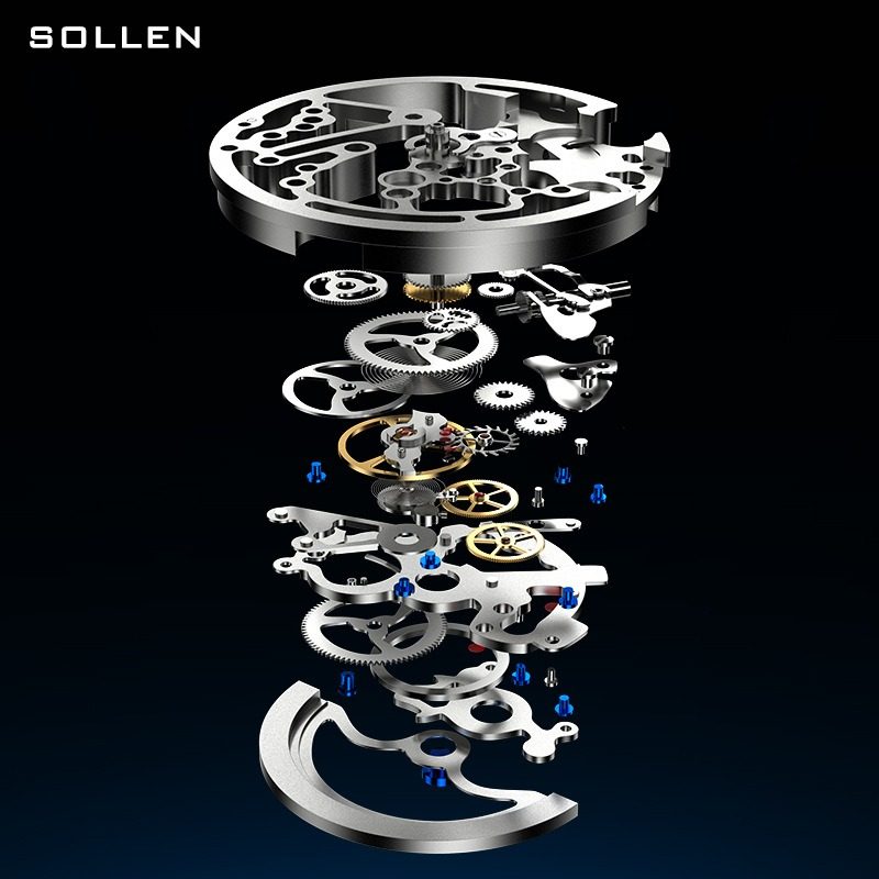 Sollen Automatic Mechanical Watch for Men - Swiss Design