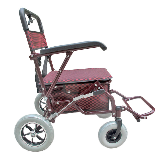 Elderly hand carts, old -age shopping cars, driving cars, cars, casual ...