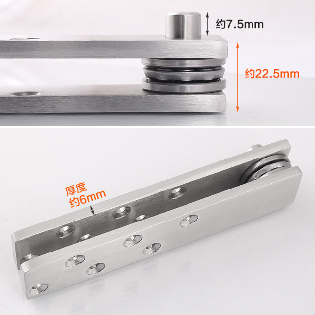 Weighted stainless steel 360-degree eccentric shaft, invisible door ...