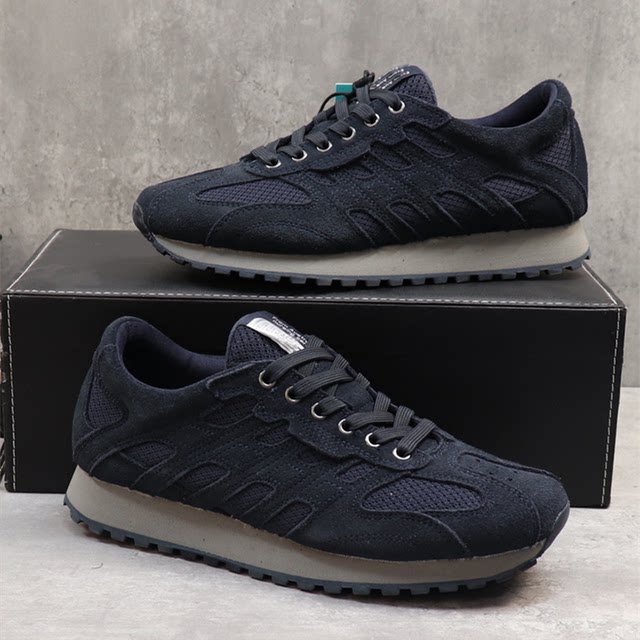 Australian men's shoe leather surface autumn mesh stitching Agan shoes ...